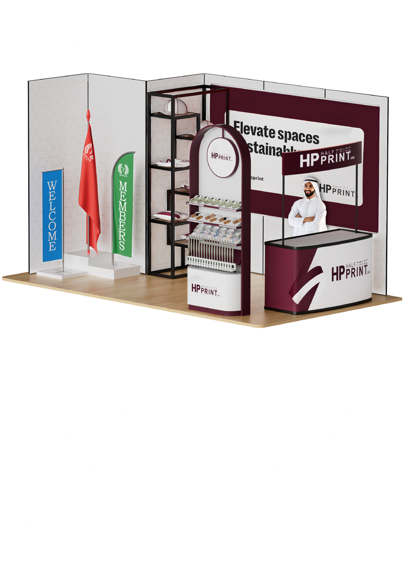 Frameless Snapfold Backlit Standee with High-Definition Visuals