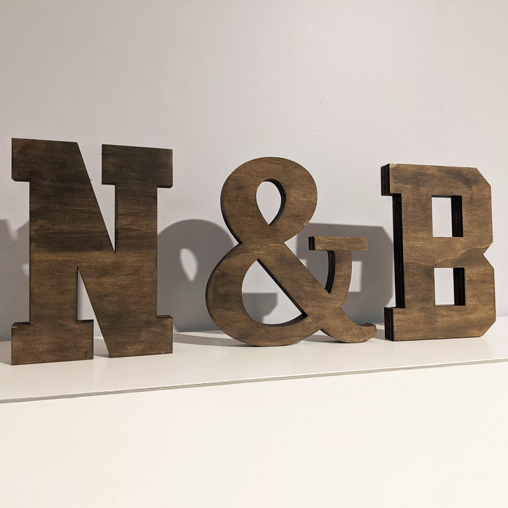 Wooden Letters for Wall Decor, Branding & Events